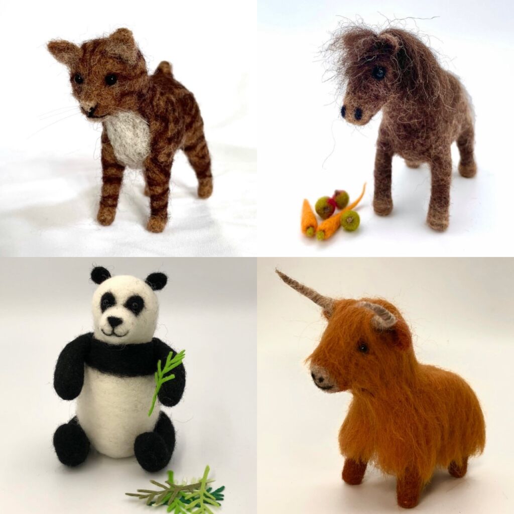 Step-by-Step Guide and Creative Ideas For a Beginner To Needle Felting ...